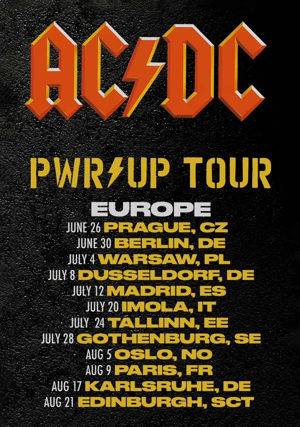 Rock On: AC DC Concerts 2026 Tour Guide!